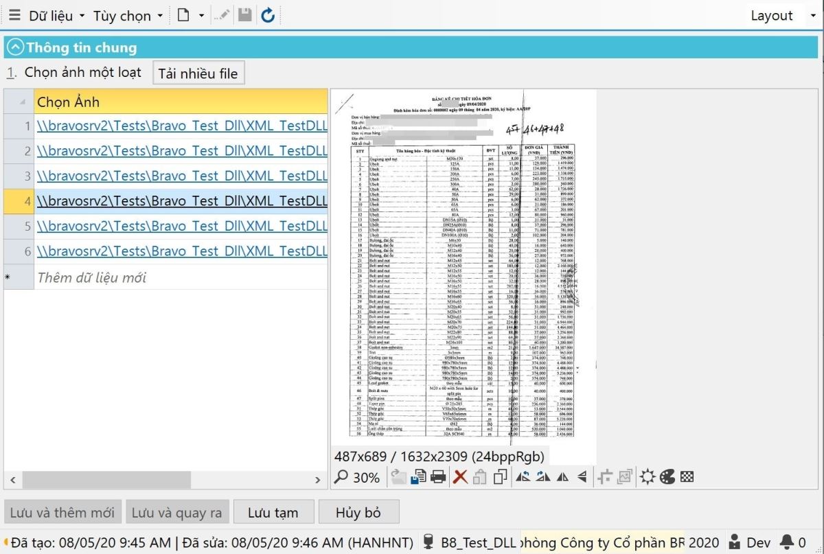 Cập nhật các tính năng mới cho BRAVO 8 Core Framework - Bravo