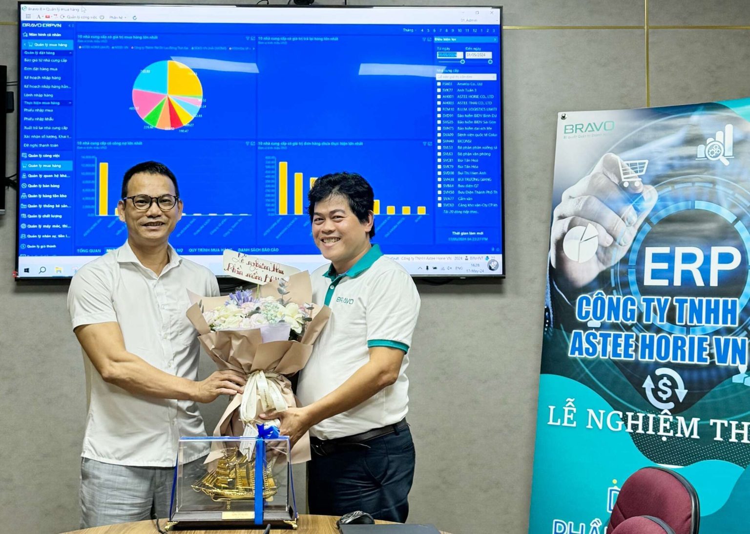 Nghiệm thu phần mềm BRAVO ERP tại Công ty Astee Horie Việt Nam