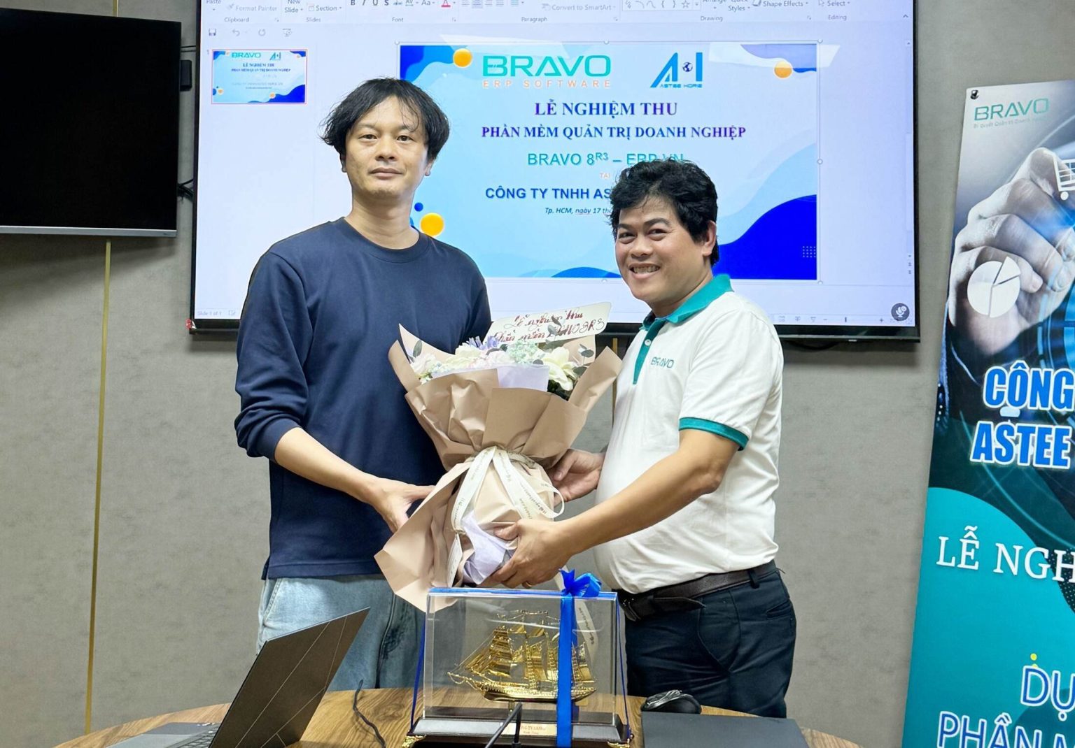 Nghiệm thu phần mềm BRAVO ERP tại Công ty Astee Horie Việt Nam