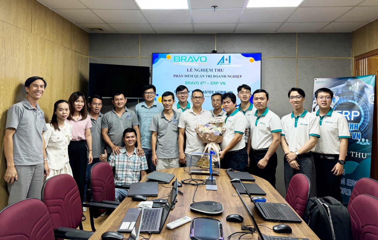 Nghiệm thu phần mềm BRAVO ERP tại Công ty Astee Horie Việt Nam