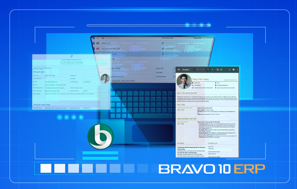 Bài toán quản lý tuyển dụng của Module HRM trên BRAVO 10 ERP
