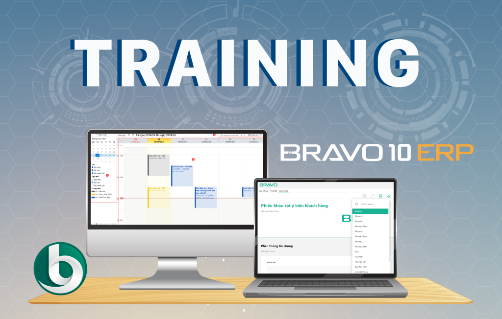 Bài toán Quản lý Đào tạo với Module HRM trên BRAVO 10 ERP - Bravo
